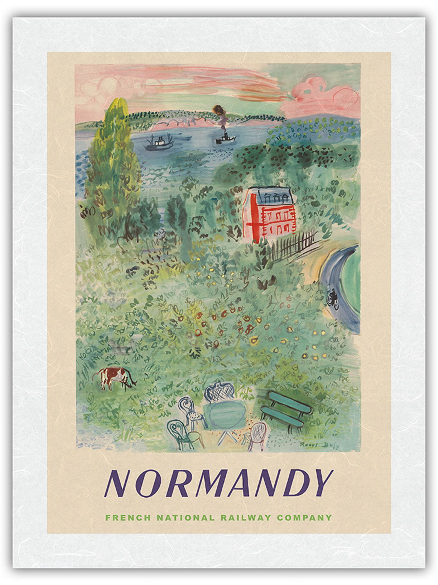 Normandy France - SNCF (French National Railway Company) - Vintage ...