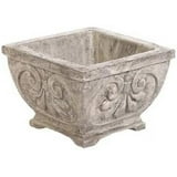 Normandy Jr Planter- 10" h x 13" Square- Pre-Aged - Walmart.com