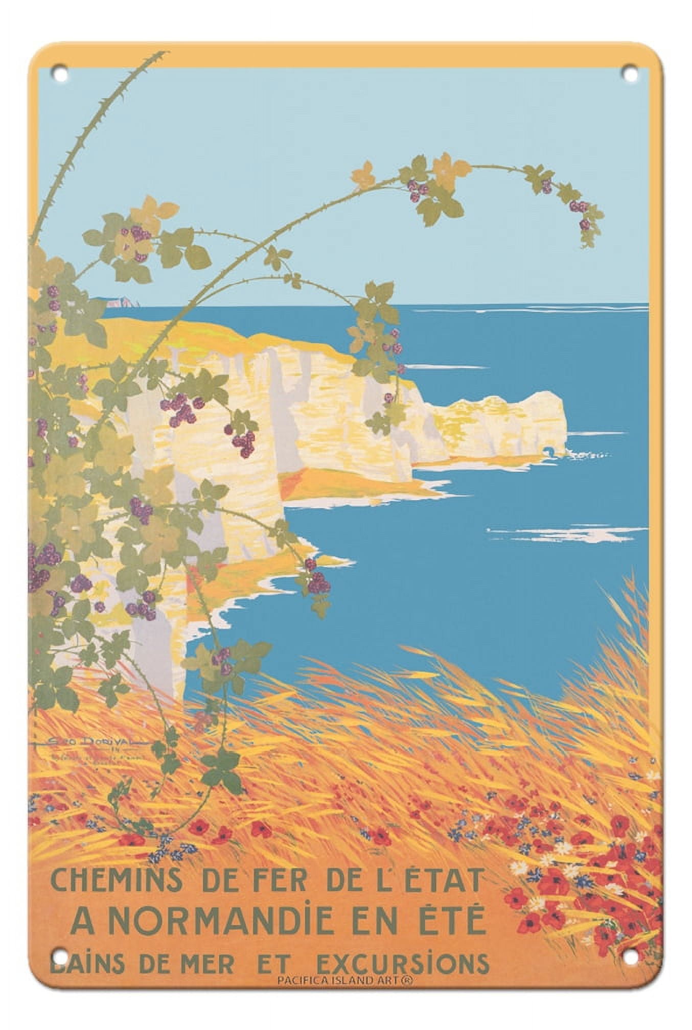 Normandy in Summer - Sea Baths & Excursions - French State Railways ...
