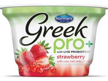 Normans Yogurt Greek PRO Strawberry, 5.3 oz - Walmart.com