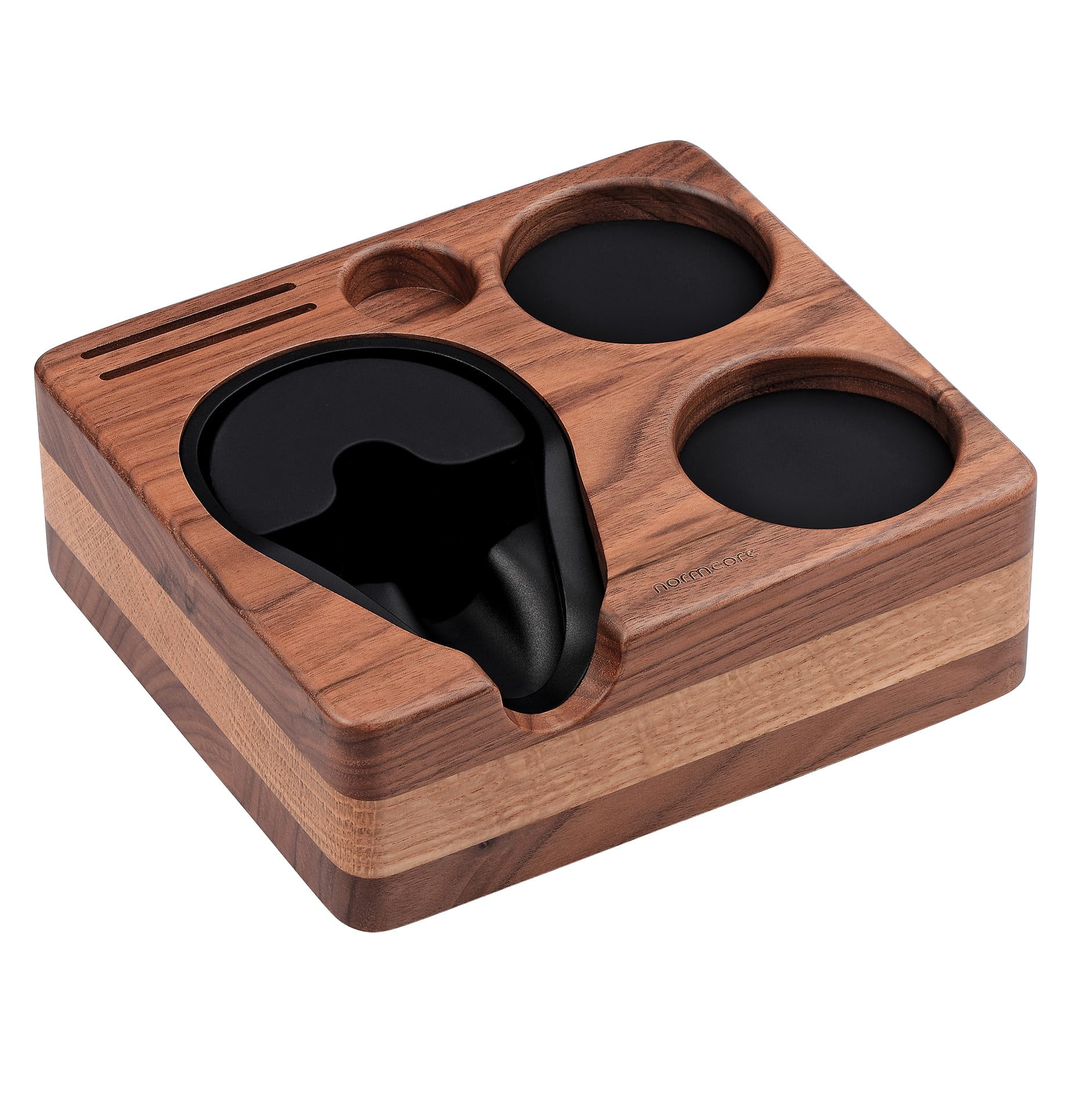 Normcore Tamping Station, Natural Walnut Espresso Tamping Mat, Wooden ...