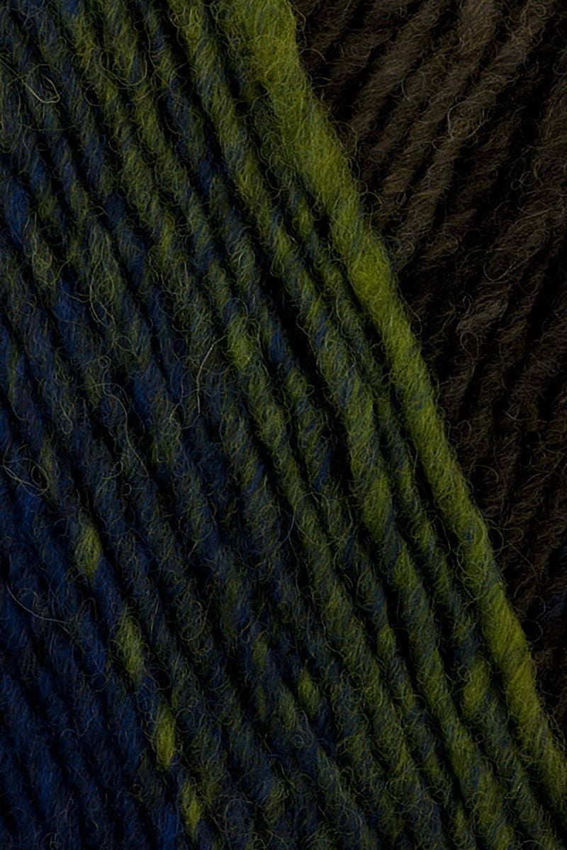 Noro - Kureyon Knitting Yarn - Lime/ Browns/ Black/ Navy (# 276 ...