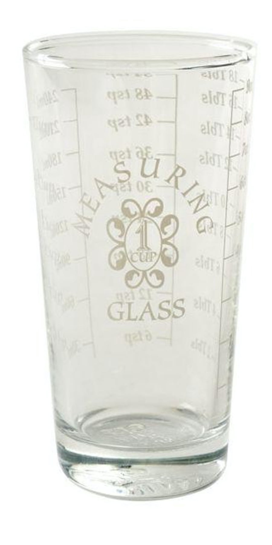 Norpro 1 Cup Measuring Glass with Display - ml, tsp, tbsp, oz, cups ...