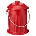 Norpro 1-Gallon Ceramic Kitchen Compost Bin, Countertop Composter Crock ...