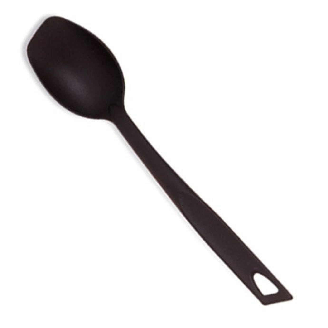 Norpro 13.5-Inch High Heat Solid Serving / Cooking Spoon, Black ...