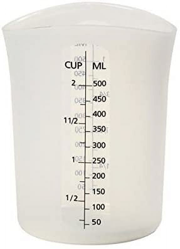 Norpro Silicone Measuring Cup, 2 Cups, Flexible and Heat Resistant ...