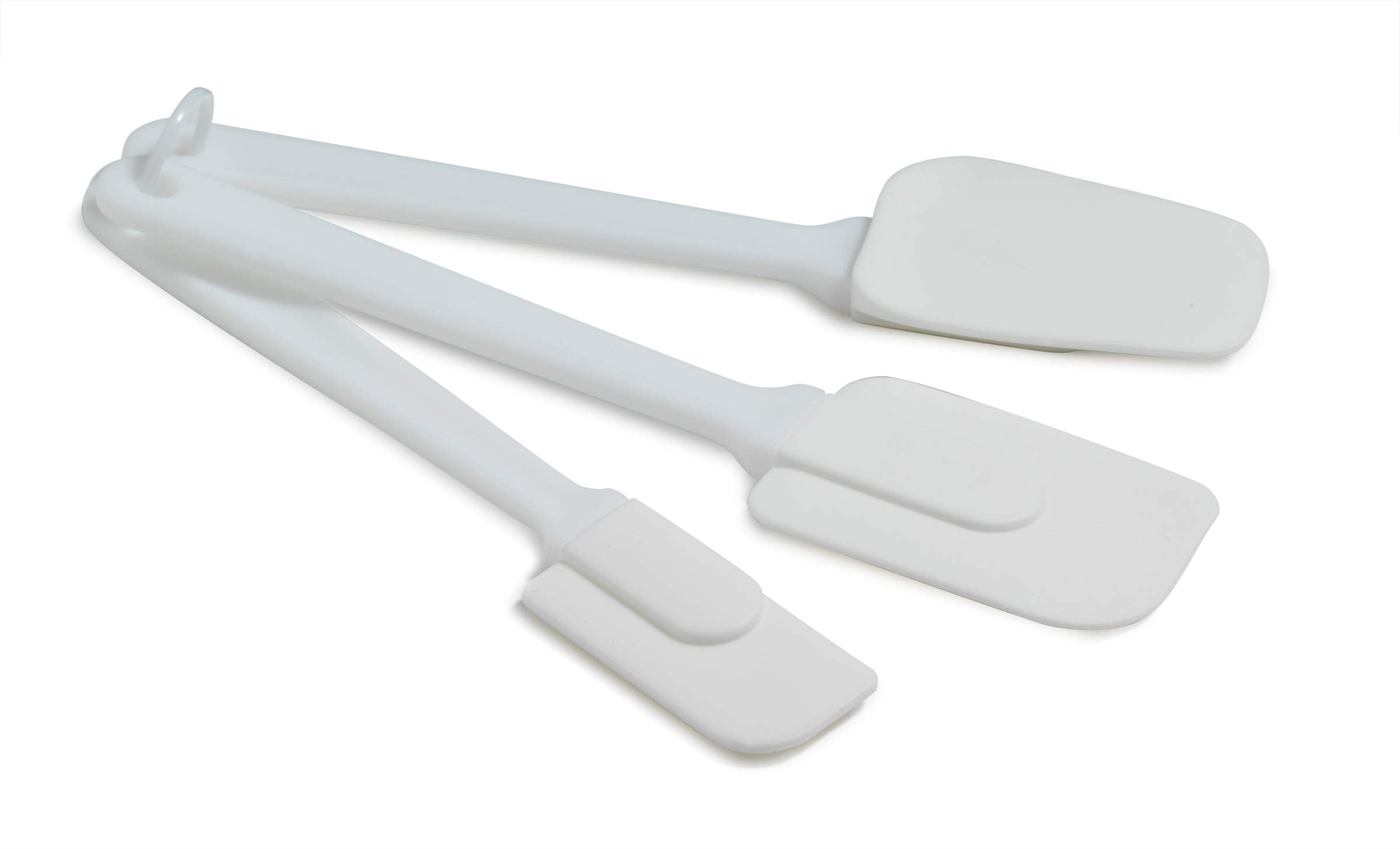 Norpro 3 Piece Plastic Spatula Set, One Size, White - Walmart.com