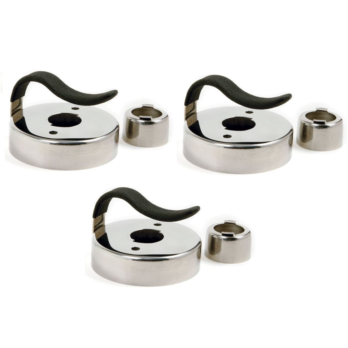 Norpro 3" Stainless Steel Donut / Biscuit Cutter with Removable Center ...