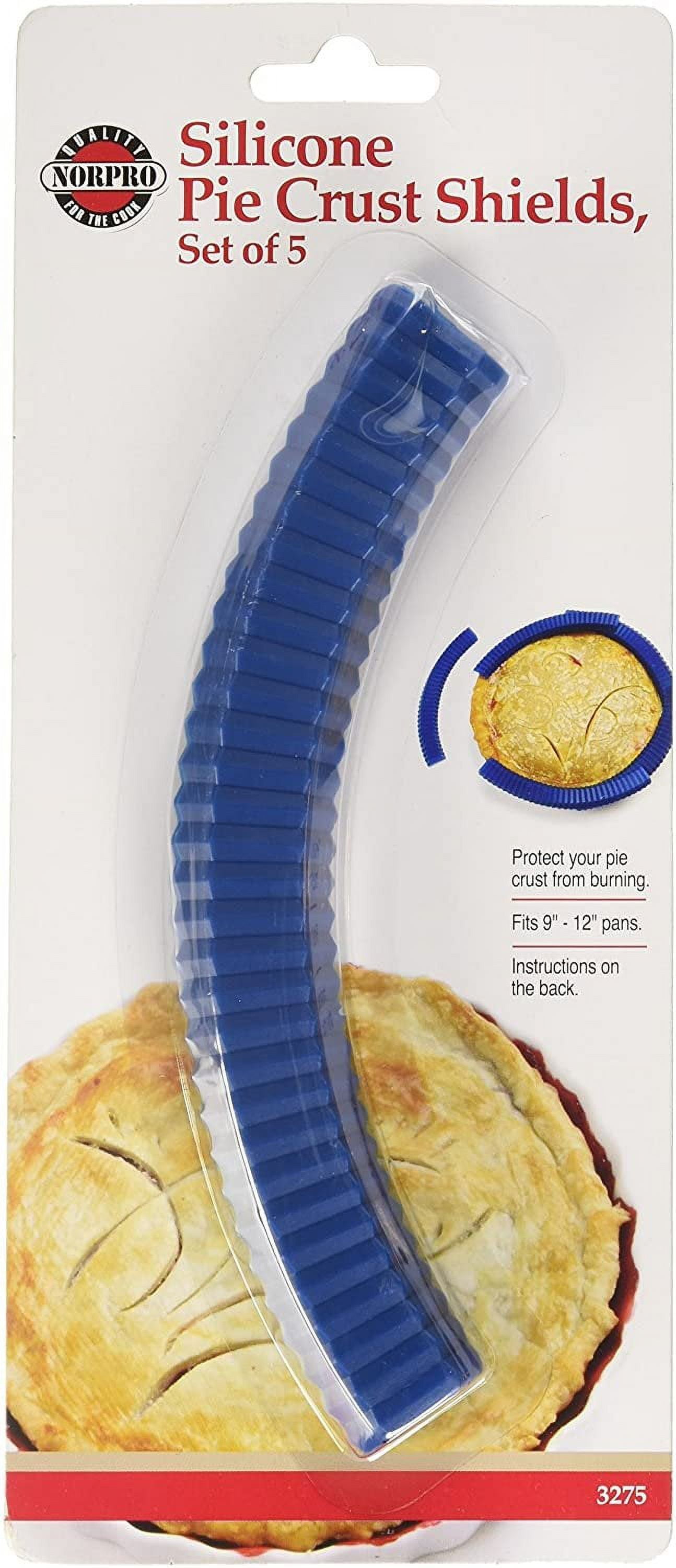 Norpro 5-Piece Adjustable Silicone Pie Crust Shields - Walmart.com