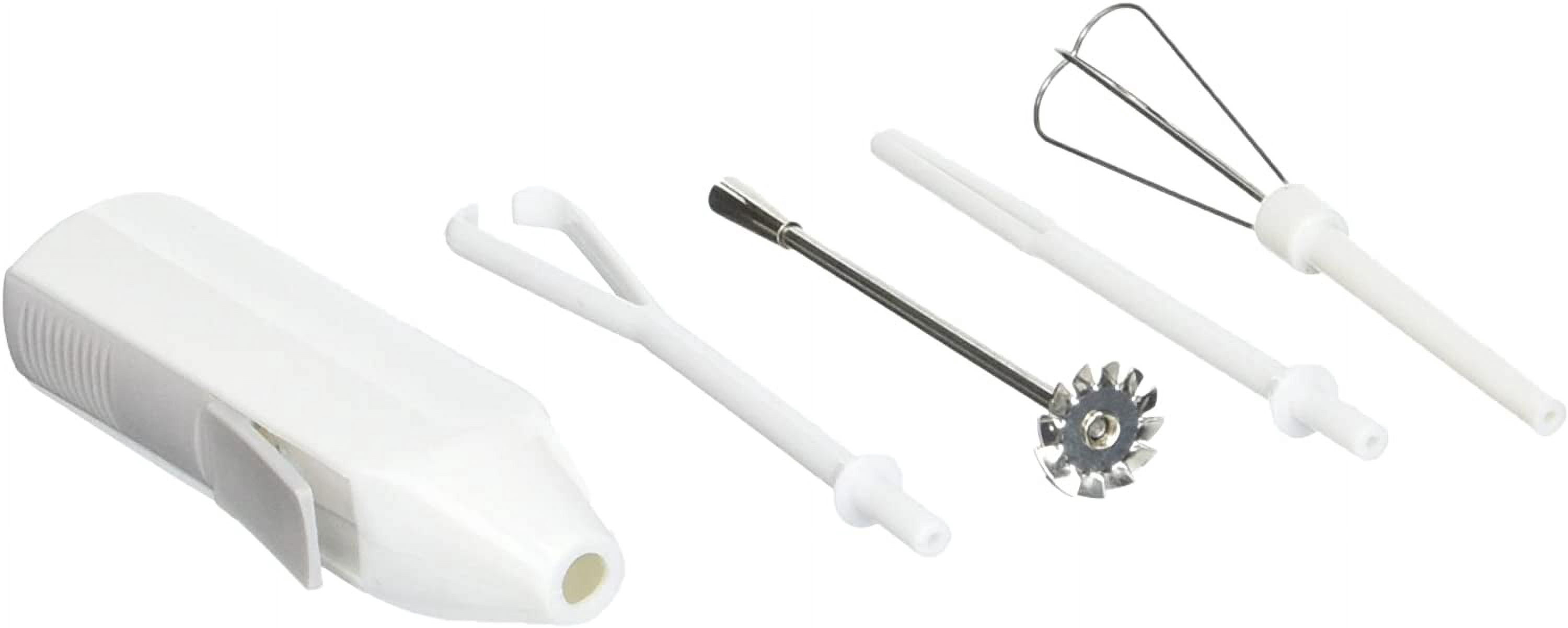 Norpro 5pc Deluxe Cordless Mini Mixer, White - Walmart.com