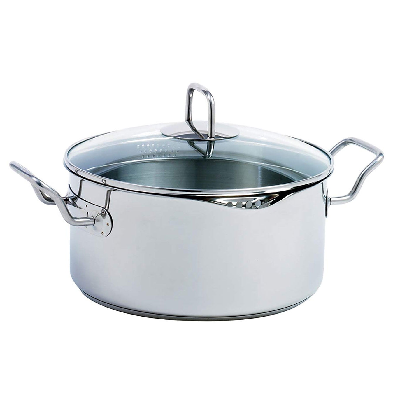 Norpro 645 Krona Stainless Steel 5 Quart Vented Cooking Pot with ...