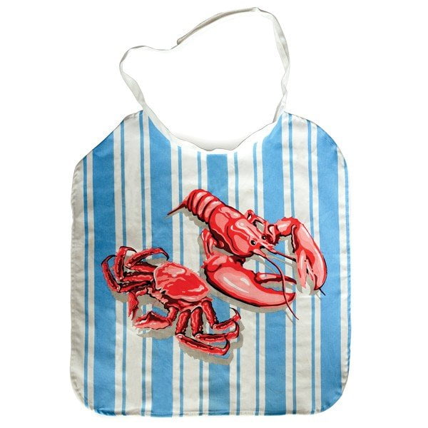 Norpro Adjustable Crab / Lobster Seafood Bibs 2 pk - Washable ...
