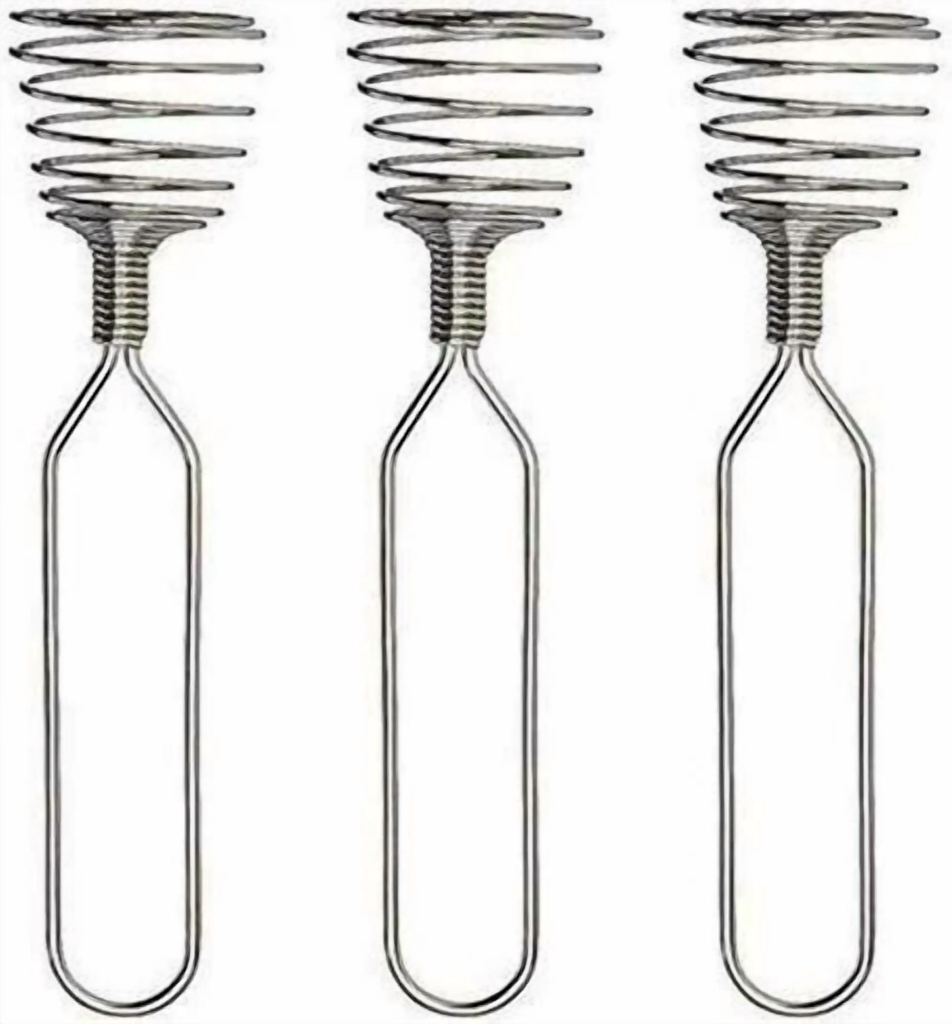 Norpro 7" French Spring Coil Whisk 3 Pk - Wire Whip Cream Egg Beater ...