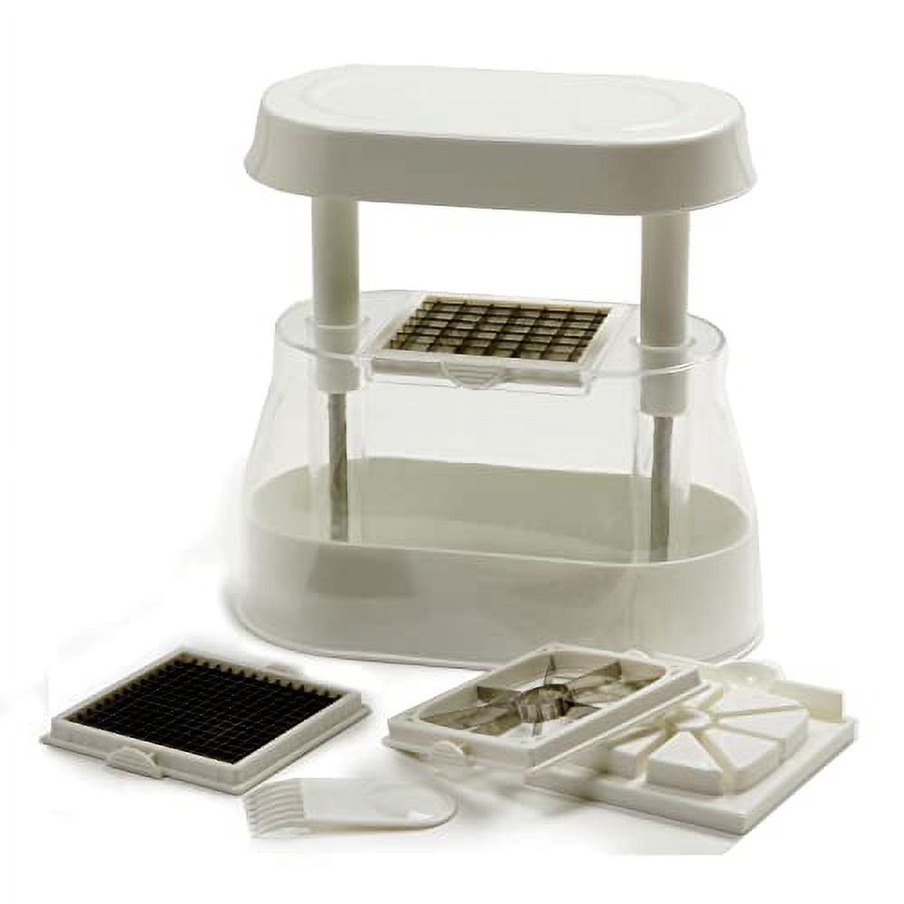 Norpro Stainless Steel Manual Kitchen Utensil - Multi Chopper With 3 ...