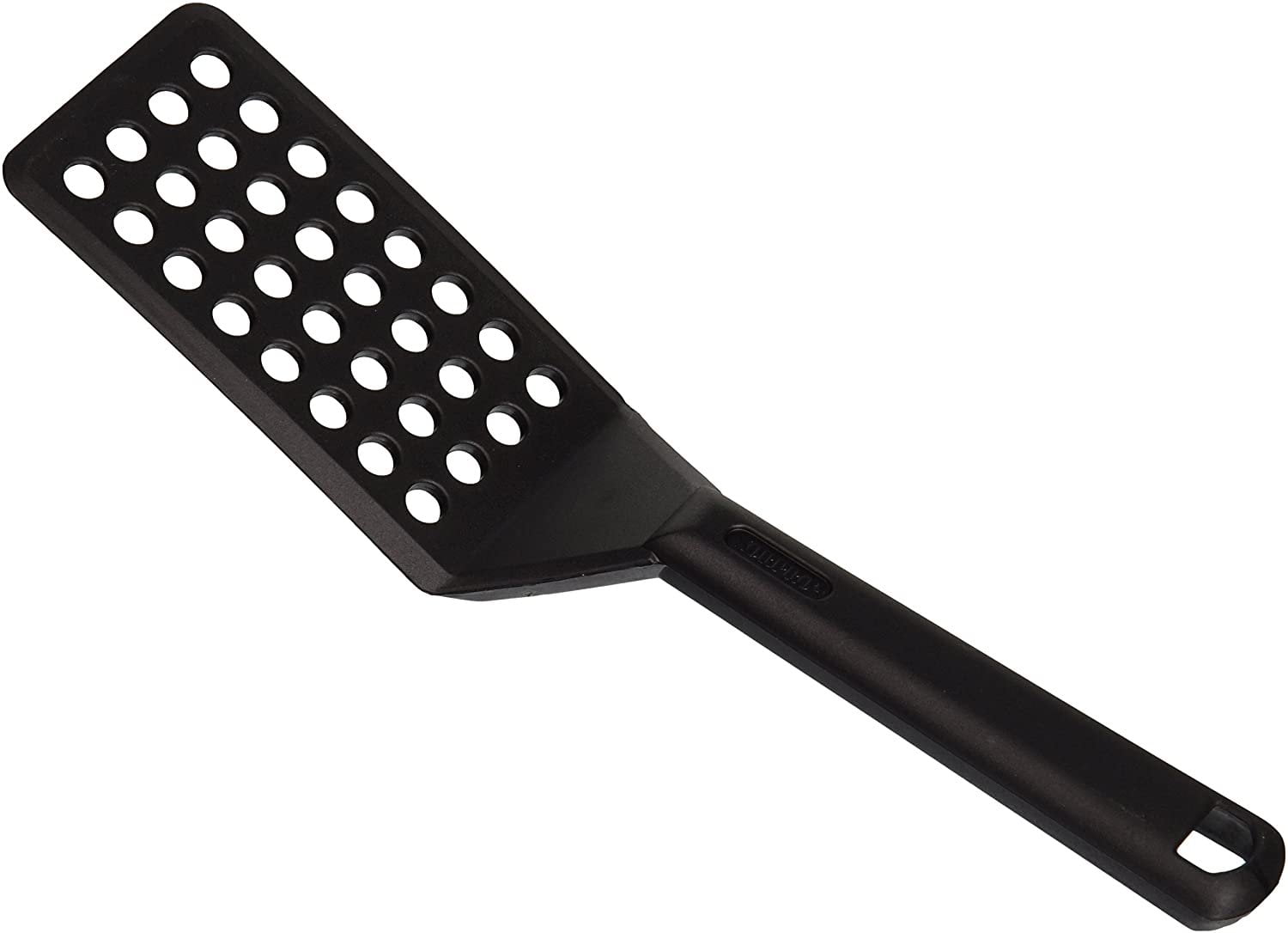 Norpro Heat Resistant Nylon Spatula with Drain Holes, Black, 10 ...