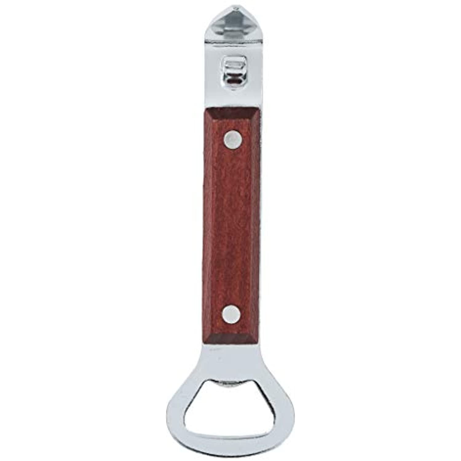 Norpro 400 Heavy Duty Can Punch, Bottle Opener with Hardwood Handle ...