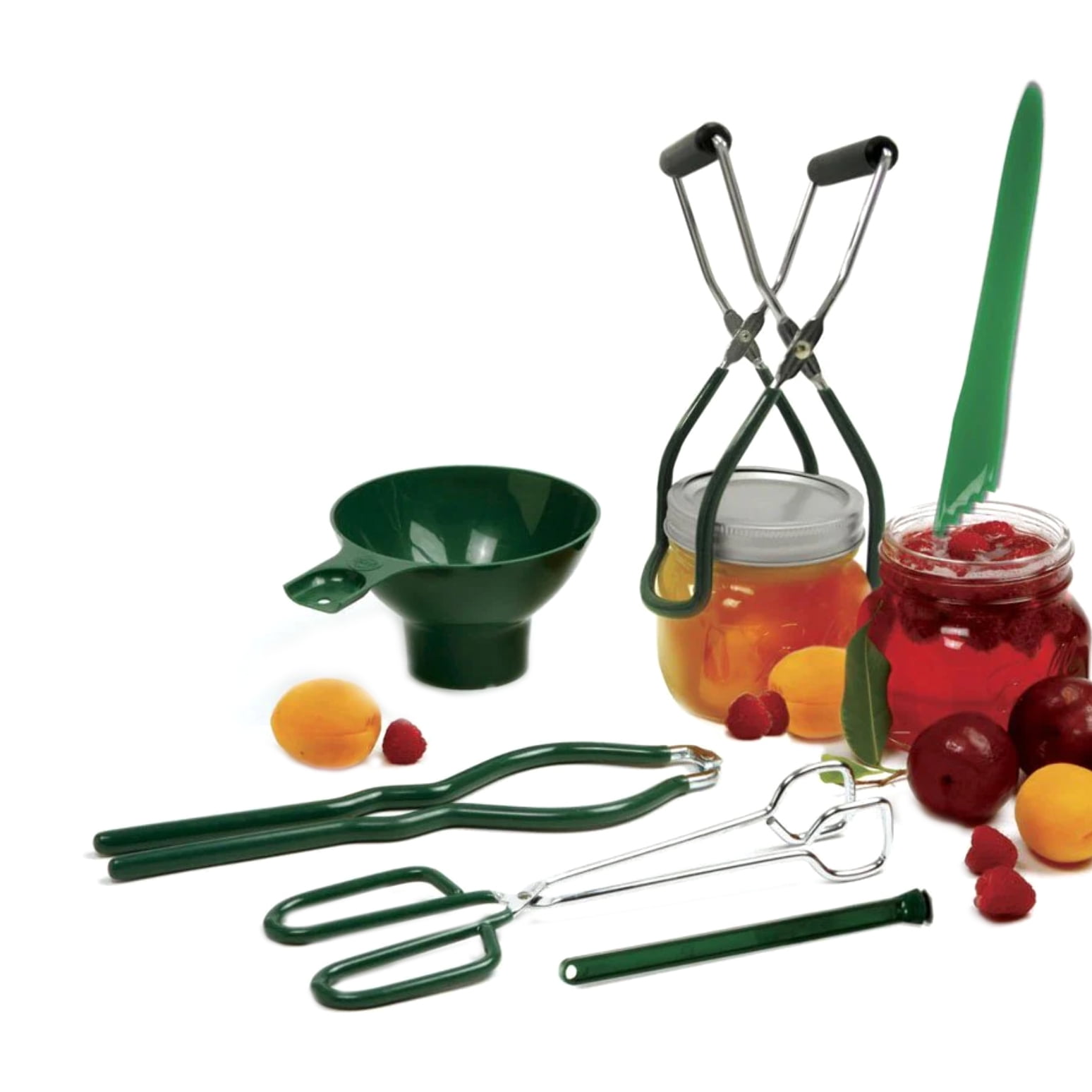 Free Shipping! Norpro Canning Set 6 Pieces, Green with Jar Lifter ...