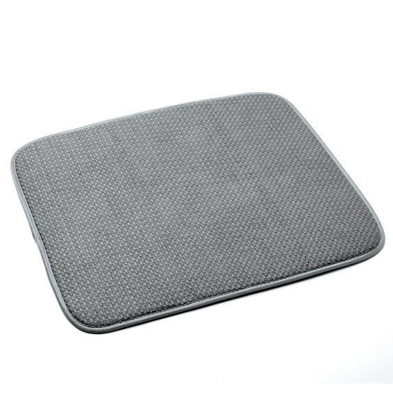 Norpro, Dish Drying Mat, Water Absorbent Microfiber, Grey - Walmart.com