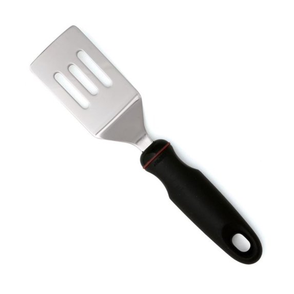 Norpro Grip-EZ Slotted Turner - Non-Stick Stainless Steel, Short Handle ...