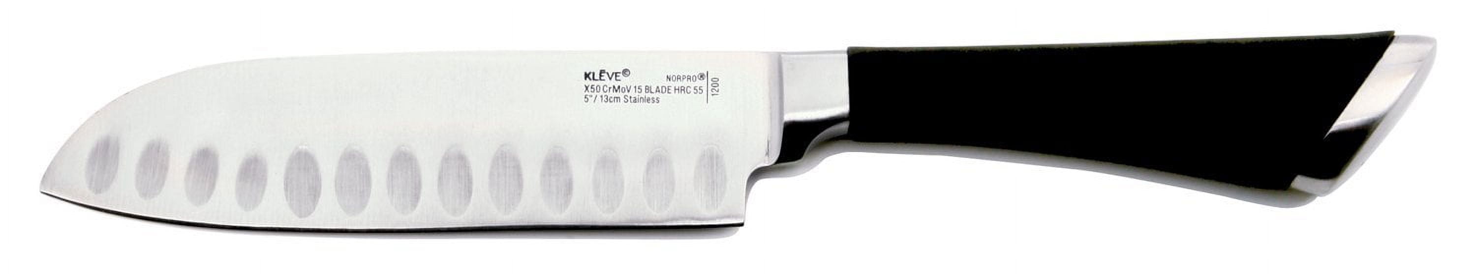 Norpro KLEVE Stainless Steel 5-Inch Santoku Knife - Walmart.com