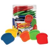 Norpro My Favorite Colored Scraper | Size 3" x 3" x .5" | 4-Count ...