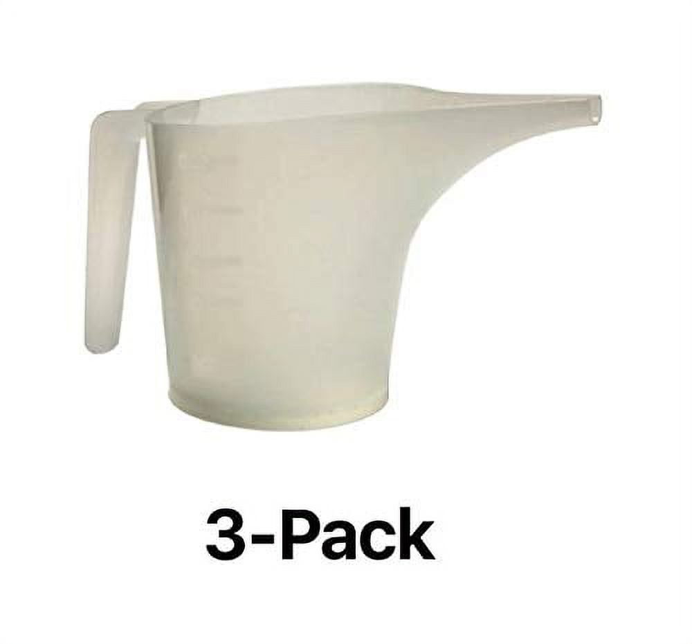 Norpro Plastic Measuring Funnel Pitcher, 2 Cup Capacity (Pack of 3 ...