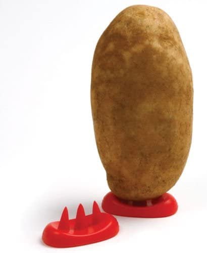 Norpro Potato Cookier Microwaveable Upright Stand Potato Feet Set of 4 ...