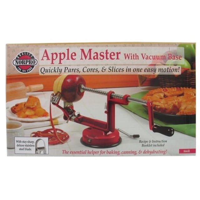 Norpro Red Apple Master With Vacuum Base - Walmart Business Supplies
