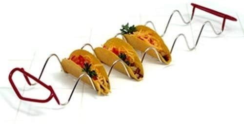 Norpro Taco Rack Holds 6 Shells Quick & Easy Filling 1062 - Walmart.com