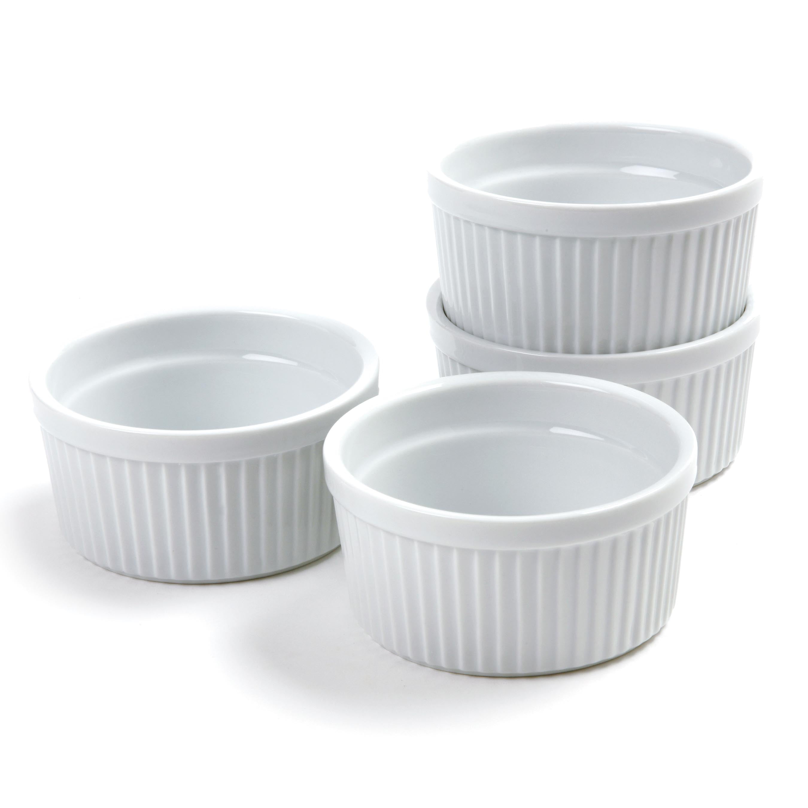 Norpro White Porcelain Ramekin Set - Walmart.com