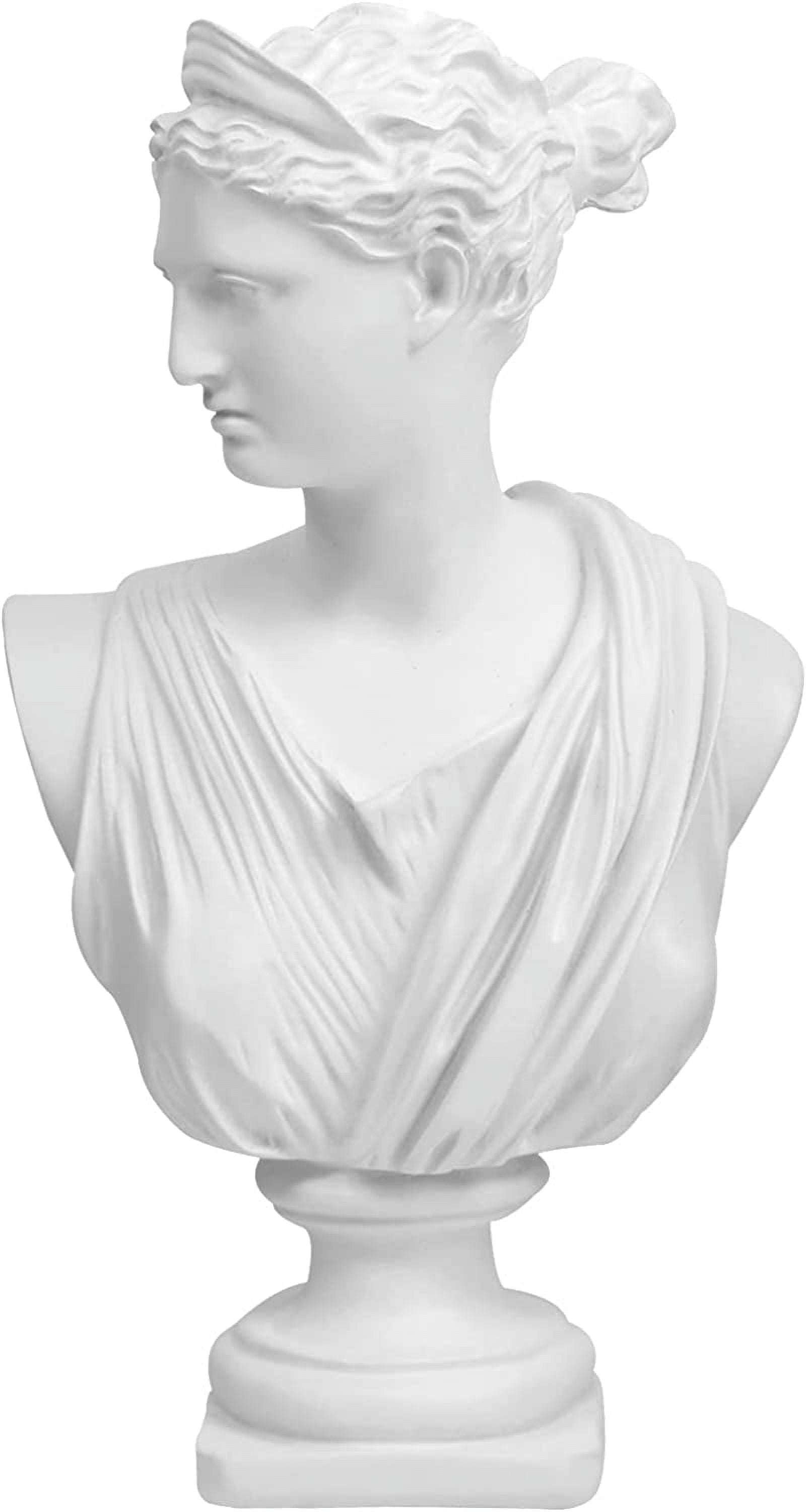 Norrclp 12.5 Inch Greek Diana Statue, Classic Roman Bust Greek ...