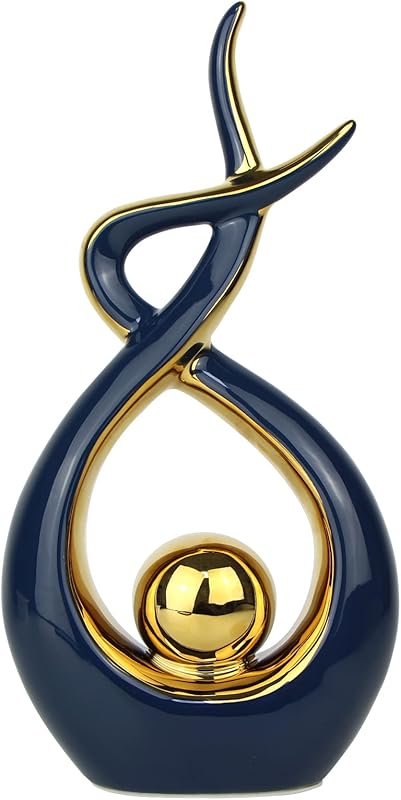 Norrclp Home Decor Modern Abstract Art Ceramic Statue Table Decorations ...