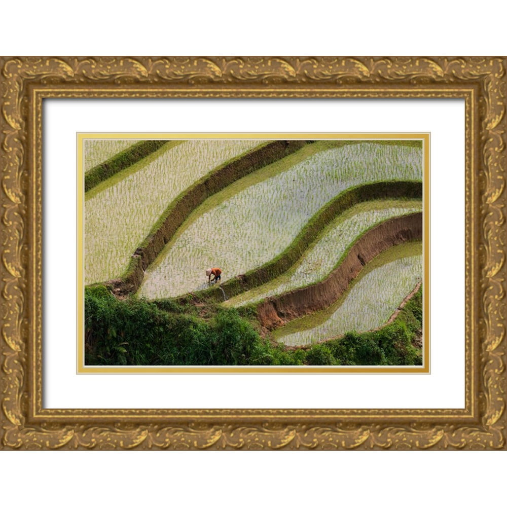 Norring, Tom 14x11 Gold Ornate Wood Framed with Double Matting Museum Art Print Titled - Vietnam ...