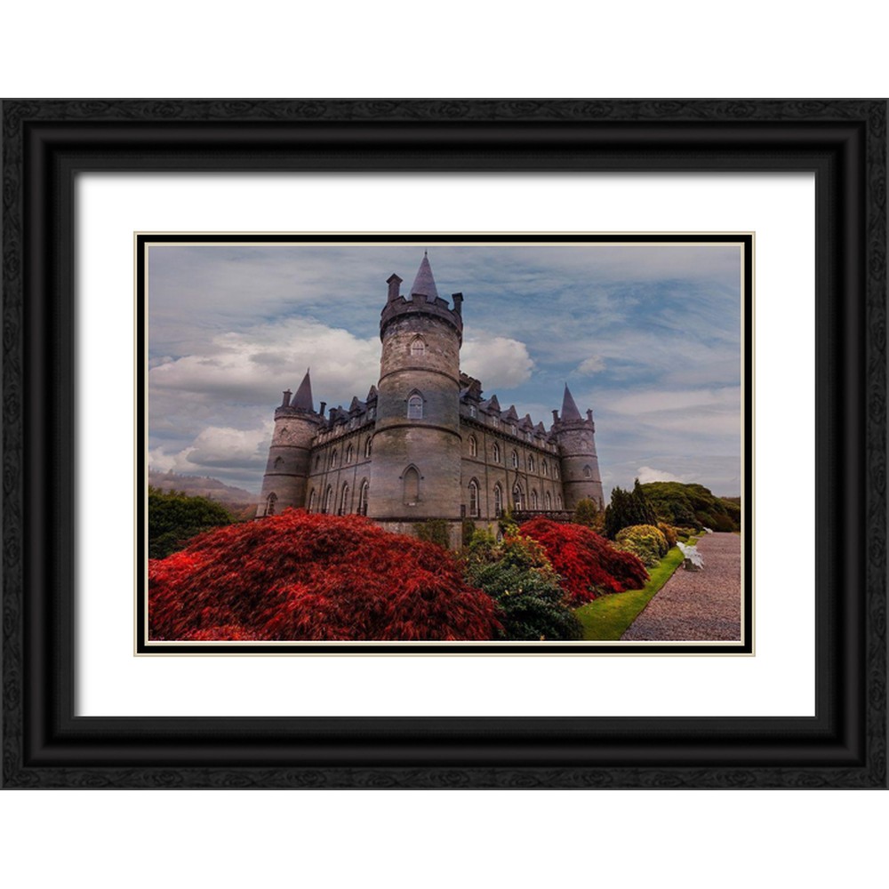 Norring, Tom 18x13 Black Ornate Wood Framed with Double Matting Museum ...
