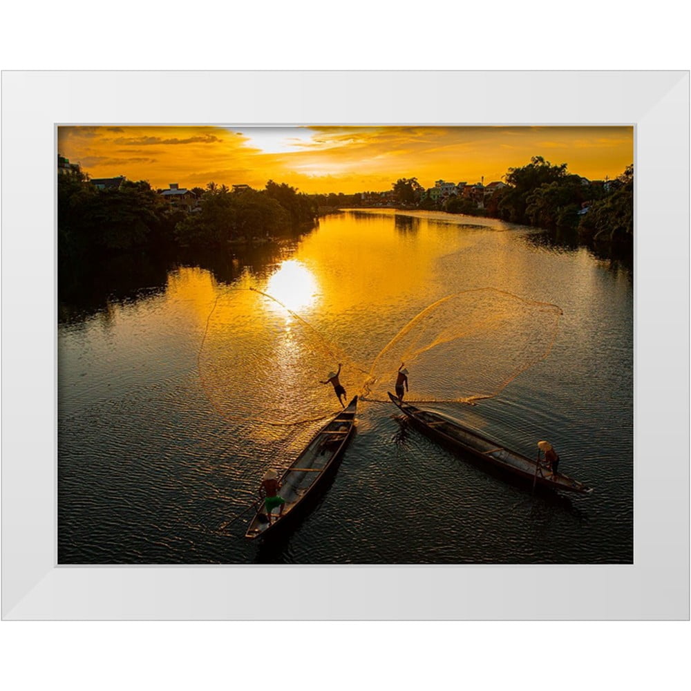 Norring, Tom 24x19 White Modern Wood Framed Museum Art Print Titled ...