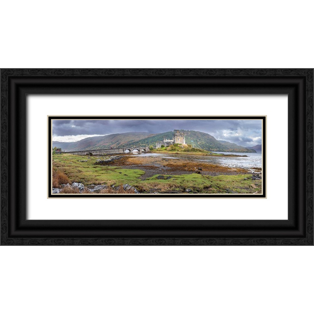 Norring, Tom 32x14 Black Ornate Wood Framed with Double Matting Museum ...
