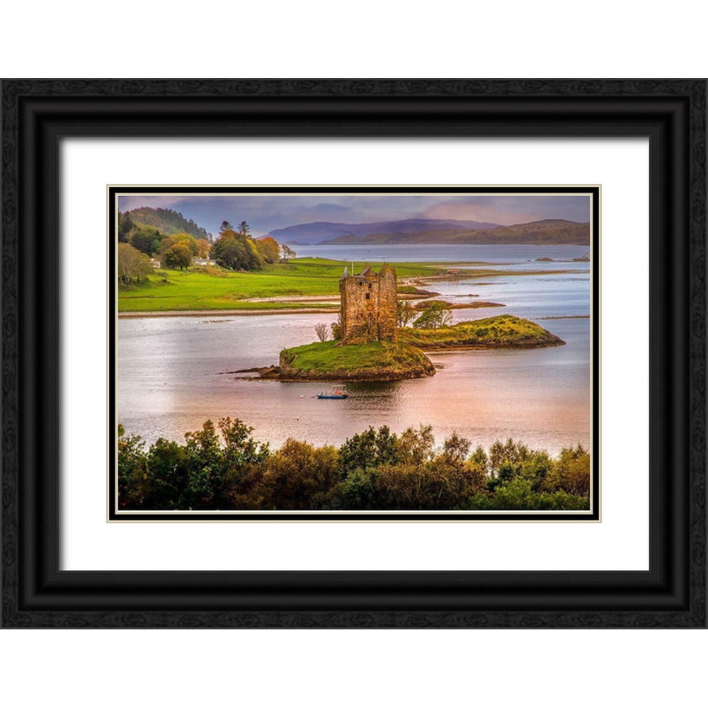 Norring, Tom 32x23 Black Ornate Wood Framed with Double Matting Museum ...