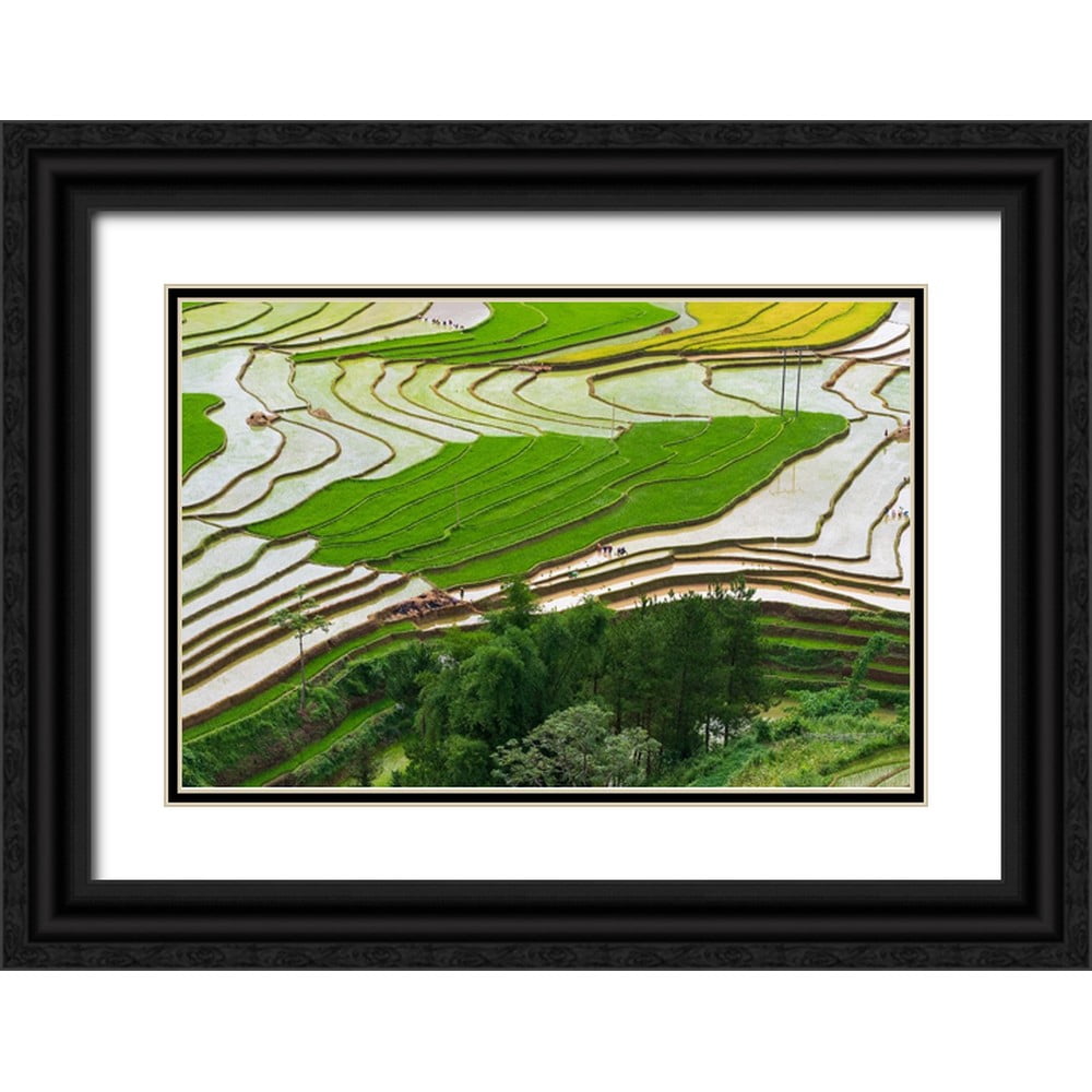 Norring, Tom 32x23 Black Ornate Wood Framed with Double Matting Museum ...