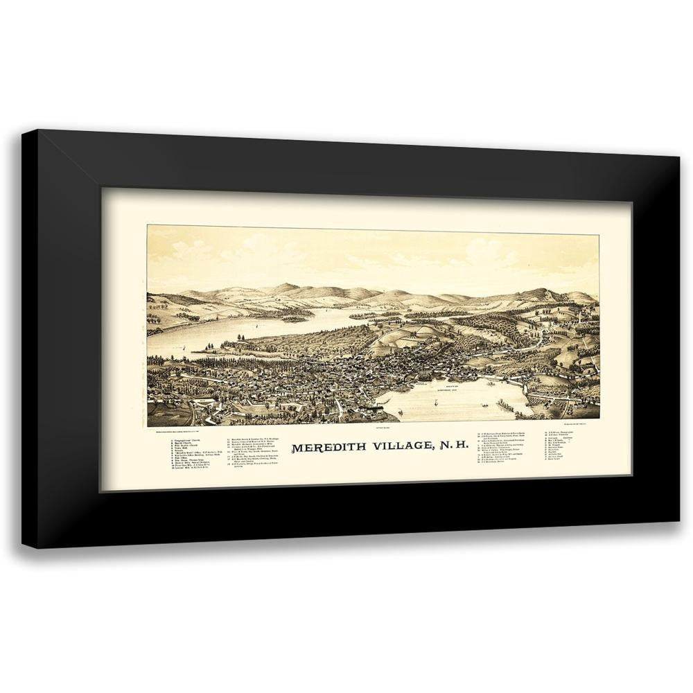 Norris 24x16 Black Modern Framed Museum Art Print Titled - Meredith ...