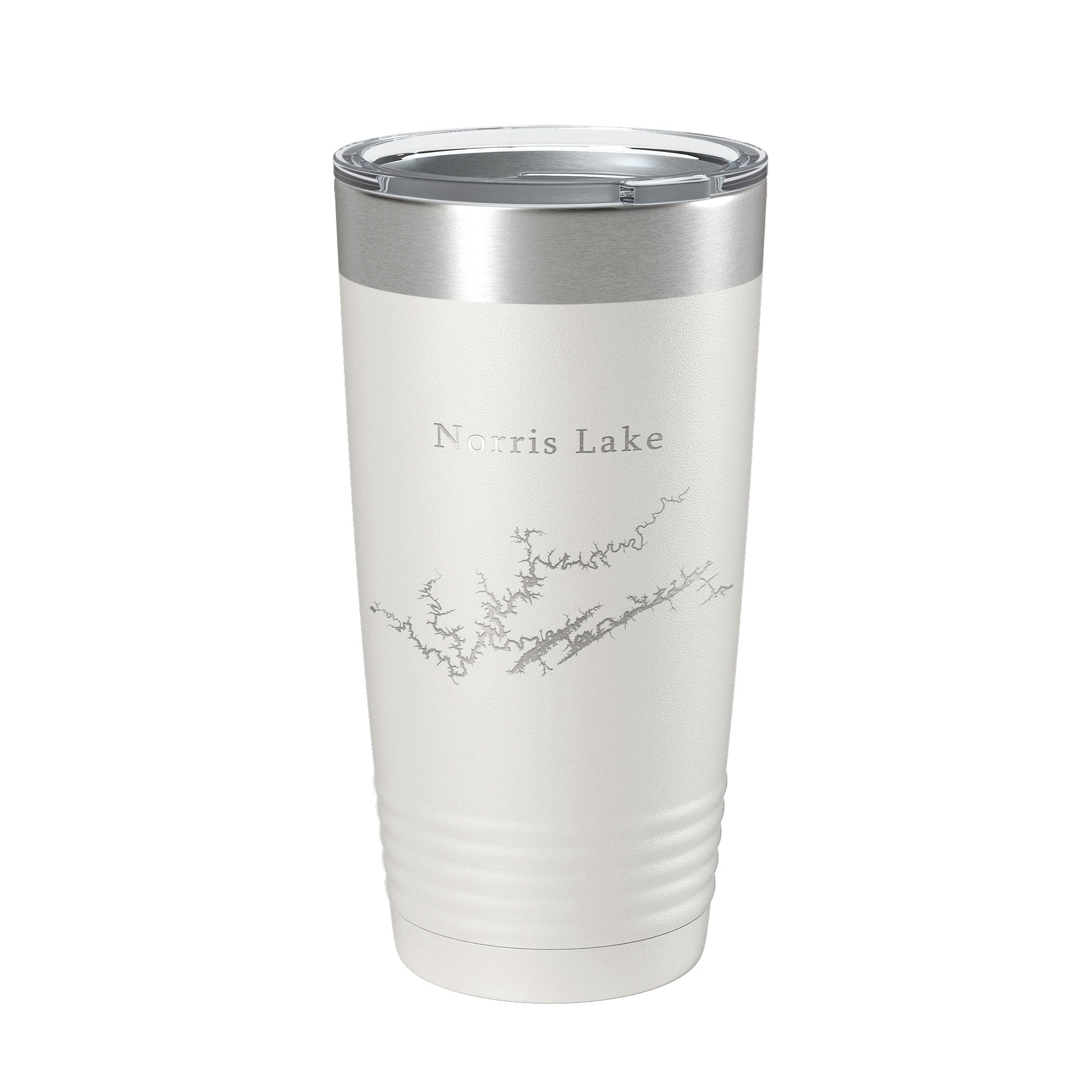 Norris Lake Map Tumbler Travel Mug Insulated Laser Engraved Coffee Cup ...