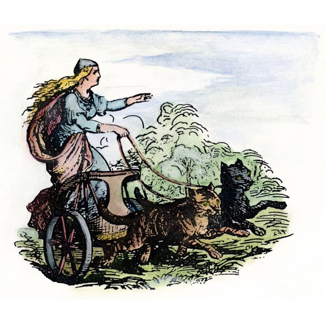 Norse Goddess Frigg. /Nfrigg (Freya), In Norse Mythology The Sister Of ...