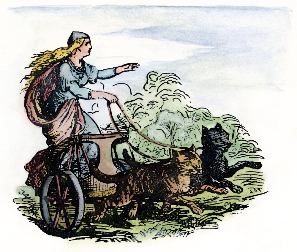 Norse Goddess Frigg. /Nfrigg (Freya), In Norse Mythology The Sister Of ...