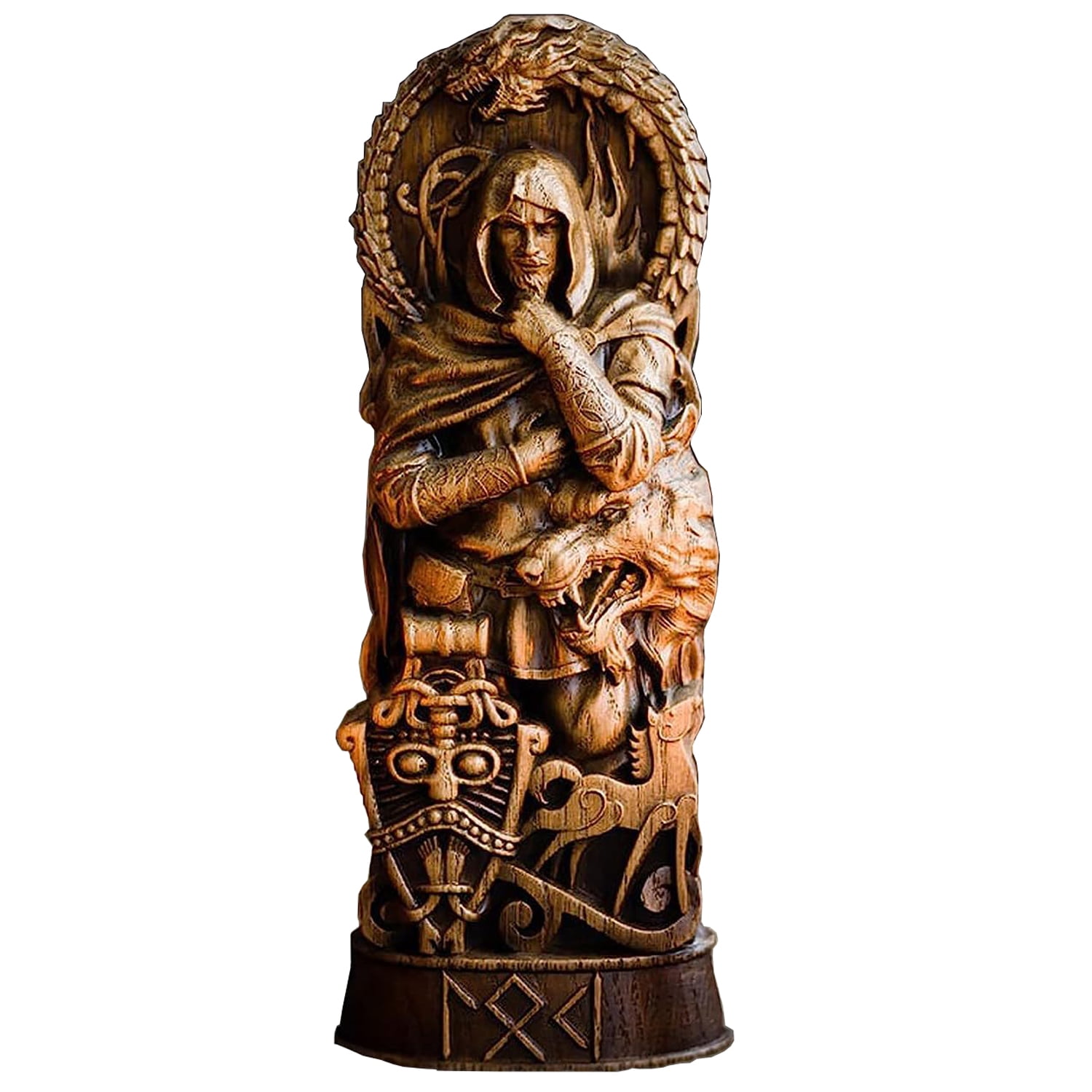 Norse Mythology Decor Statue, Odin, Thor, Loki, Freya, Viking Decor ...
