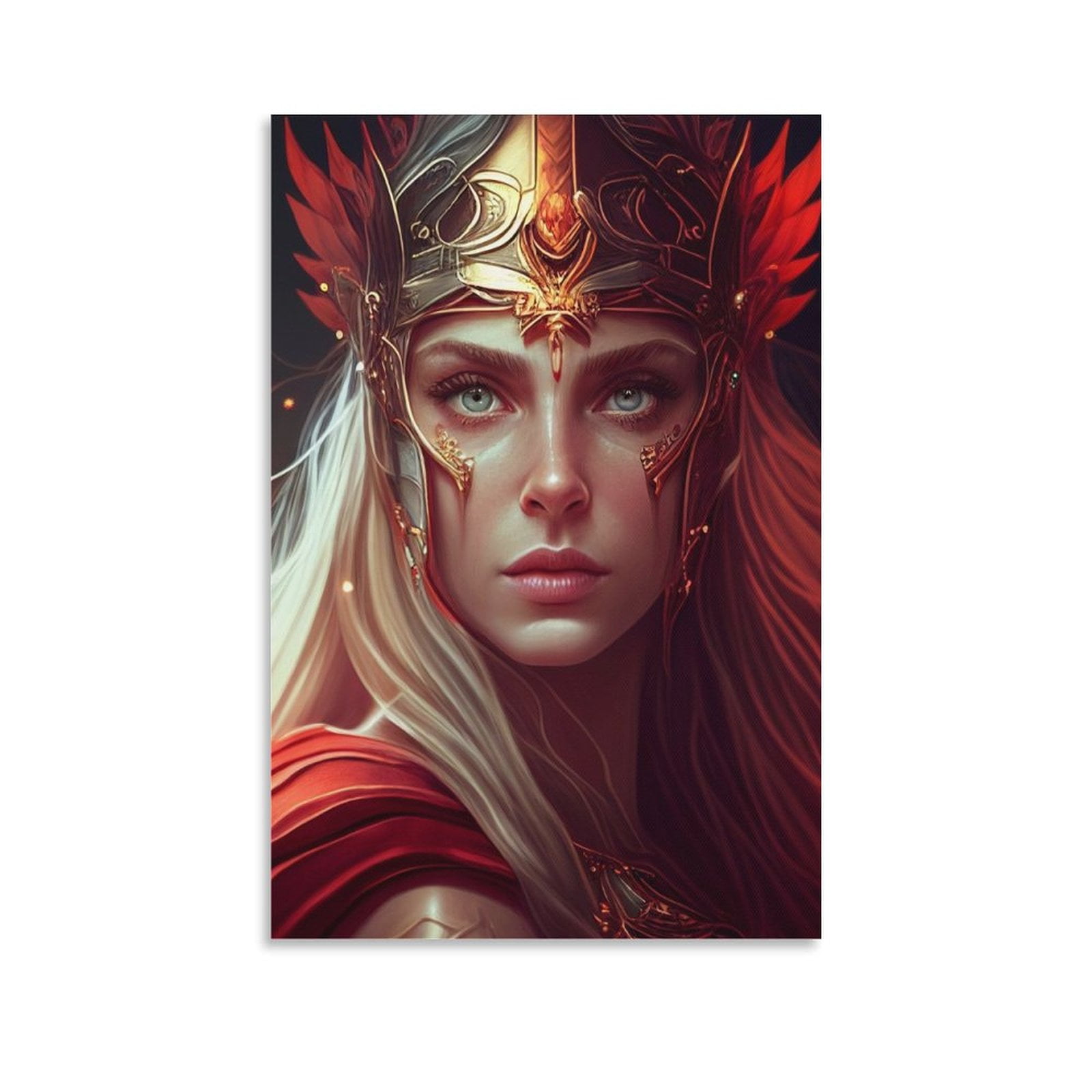 Norse Mythology Freya The Goodness of Love Poster Gifts Canvas Painting ...