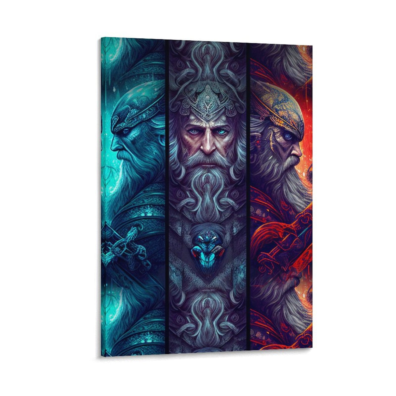 Norse Mythology Gods Posters Gifts Canvas Painting Poster Wall Art ...