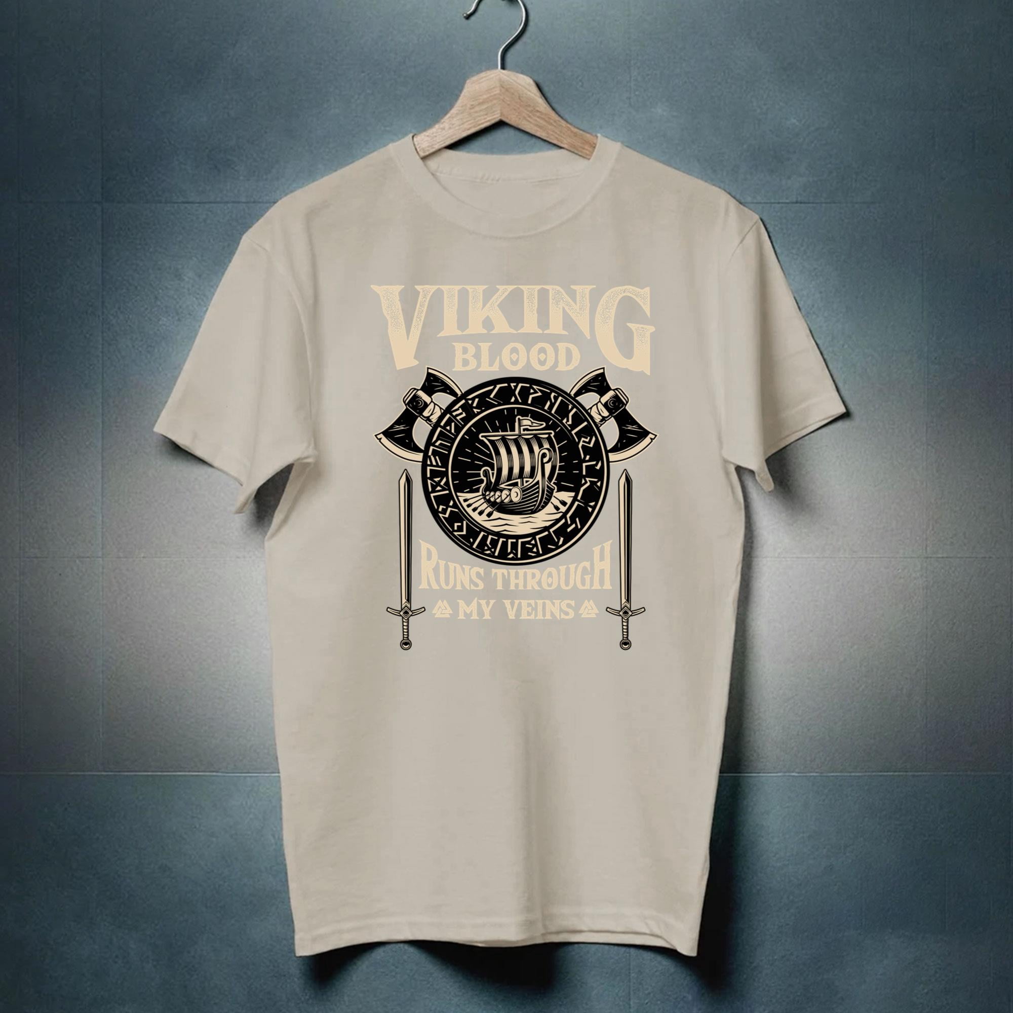 Norse Mythology-Inspired Graphic Shirt Featuring Designs and Legendary ...