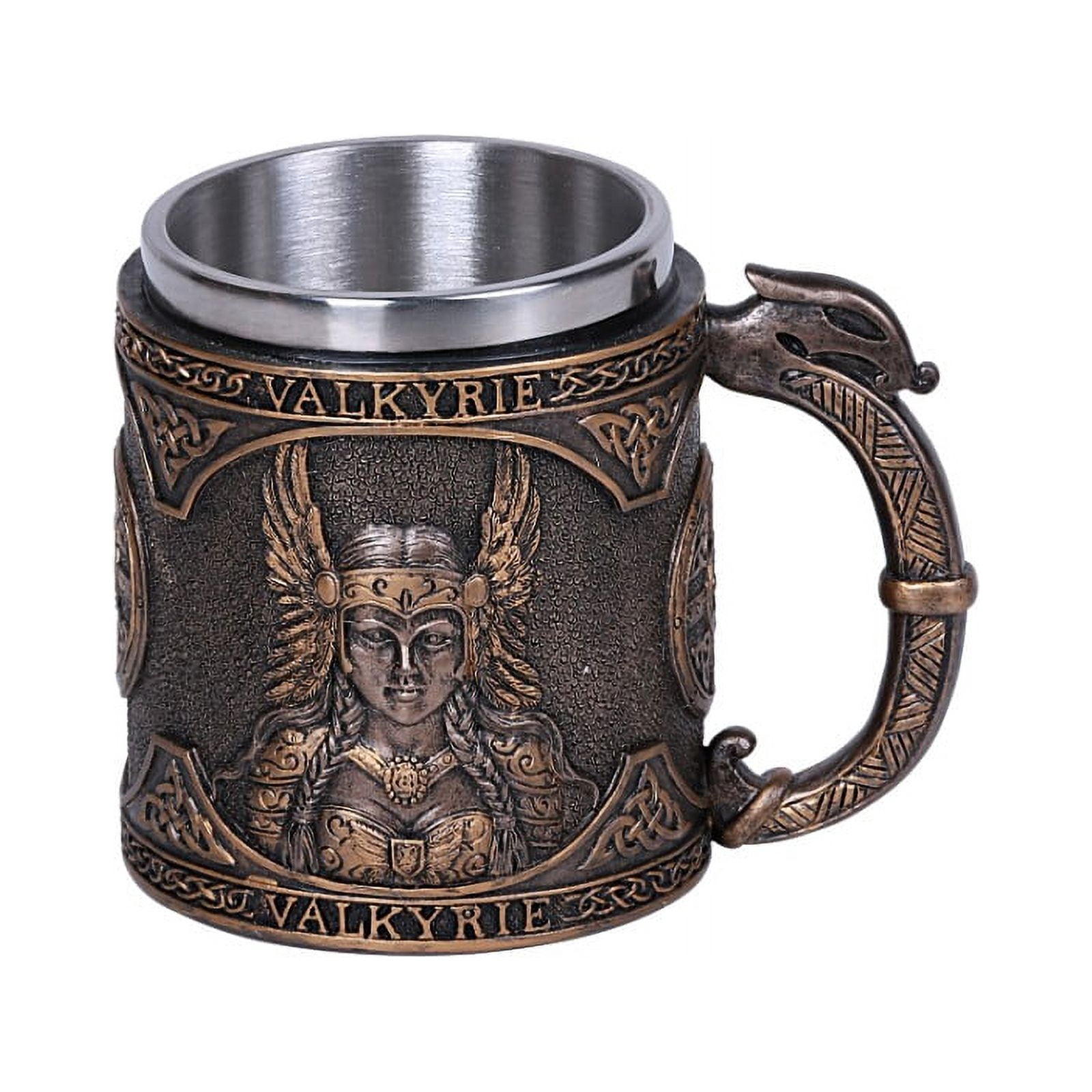 Norse Mythology Legendary Female Valkyrie Coffee Drinking Mug Removable ...