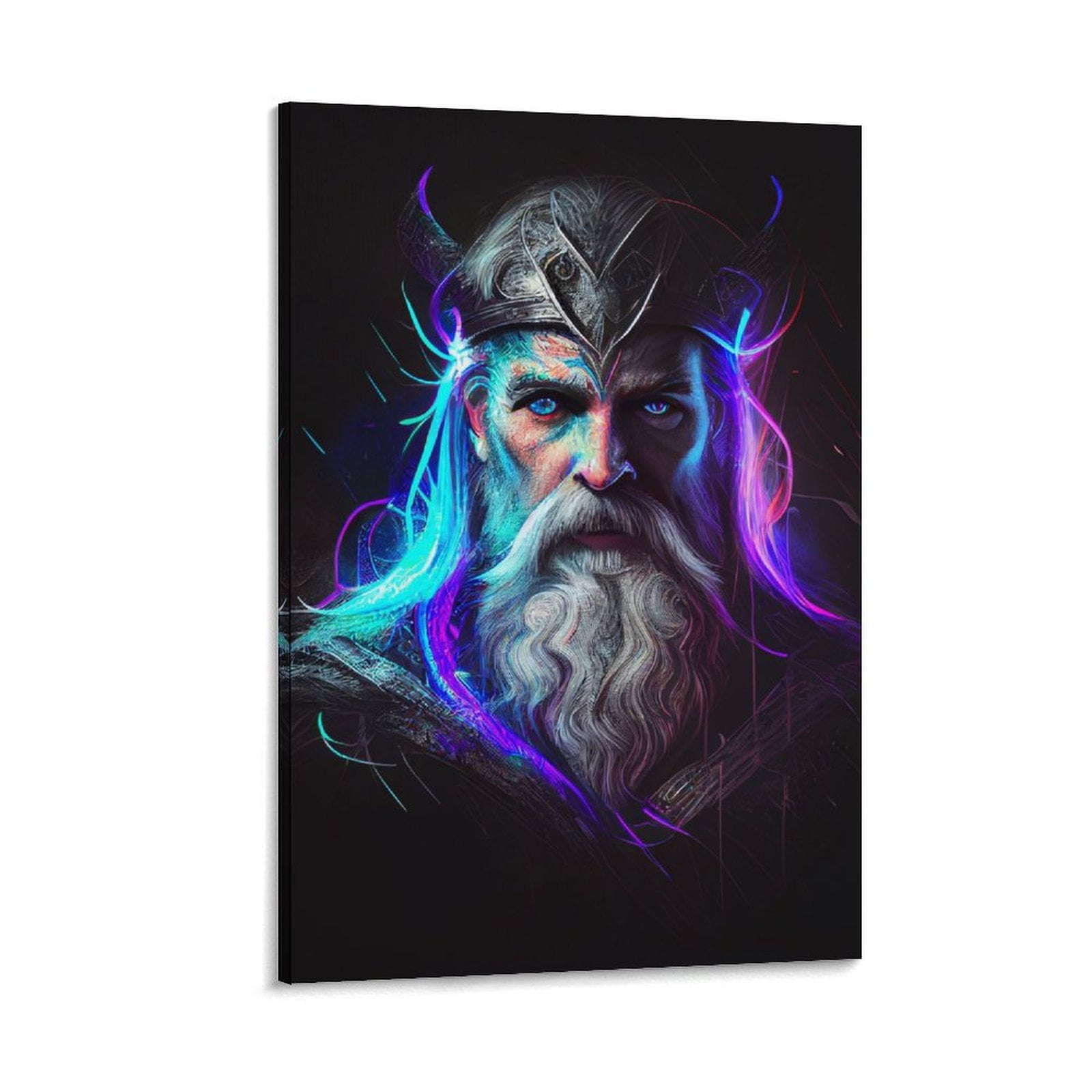 Norse Mythology Odin Greek God Poster Gifts Canvas Painting Poster Wall ...