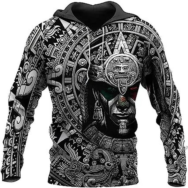 Norse Mythology Odin Vegvisir Totem Harajuku Sweatshirt Unisex Viking 3D Printed Tattoo ...