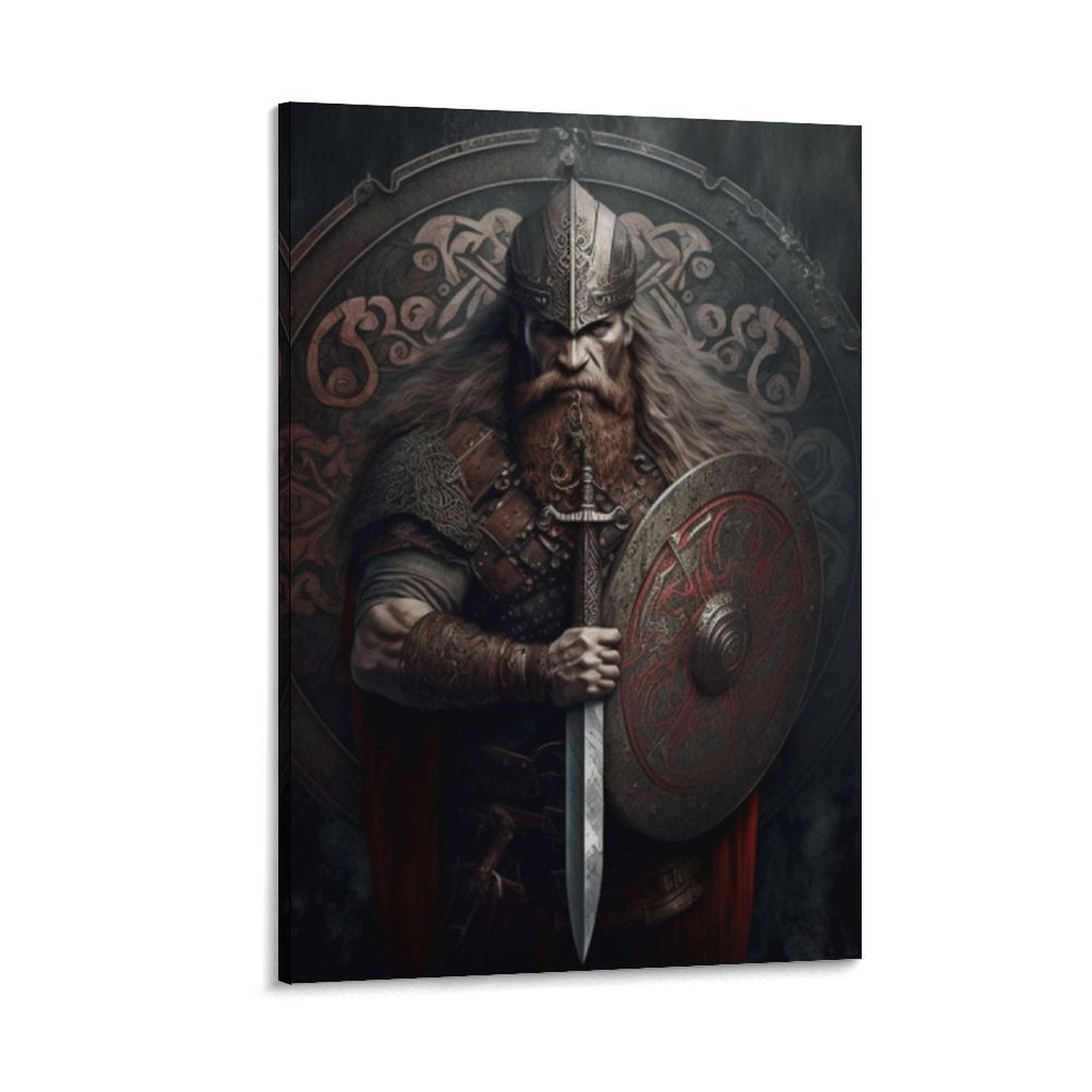 Norse Mythology Poster Warriors of The Sea Art Poster Canvas Painting ...